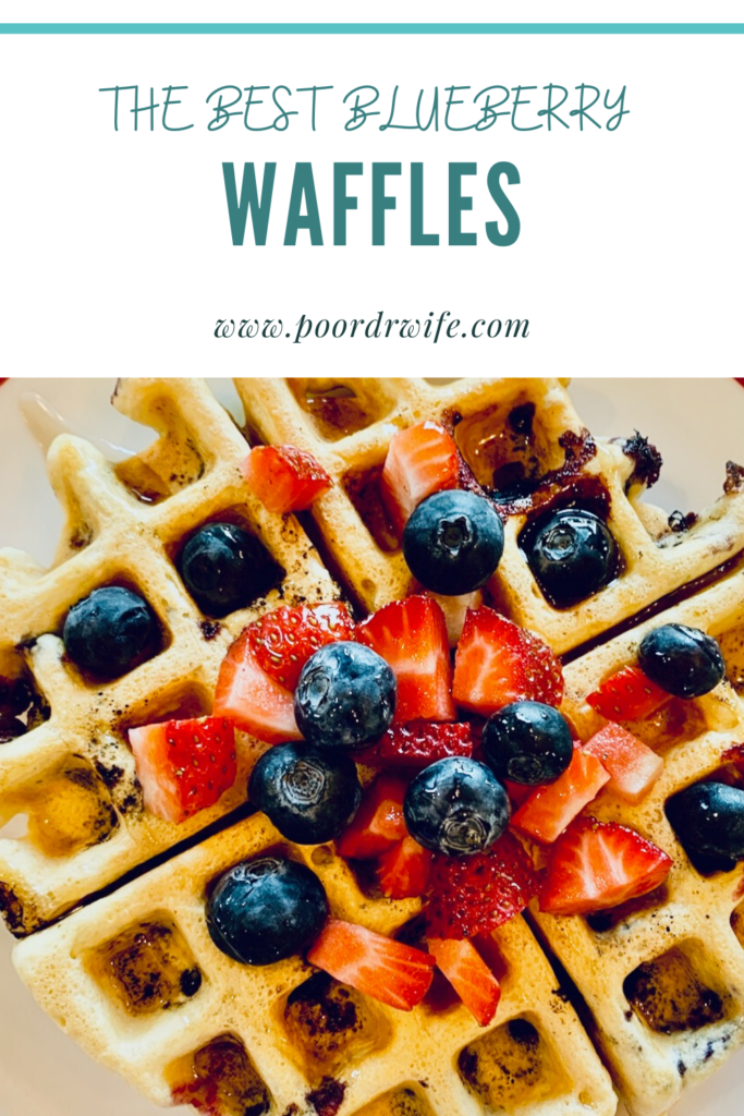 The Best Blueberry Waffle Recipe - MEALS & DEALS
